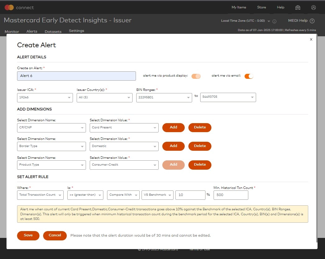 Mastercard Early Detect Insights | Mastercard Services